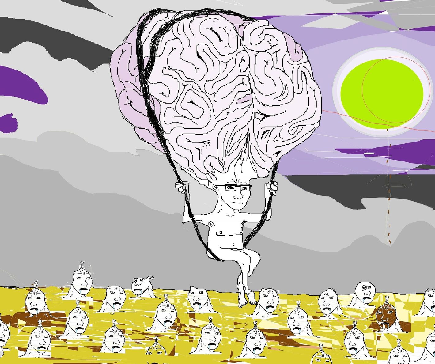 Brain Balloon Blank Template Imgflip