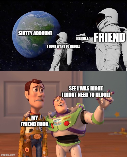 who needs rerolls - Imgflip