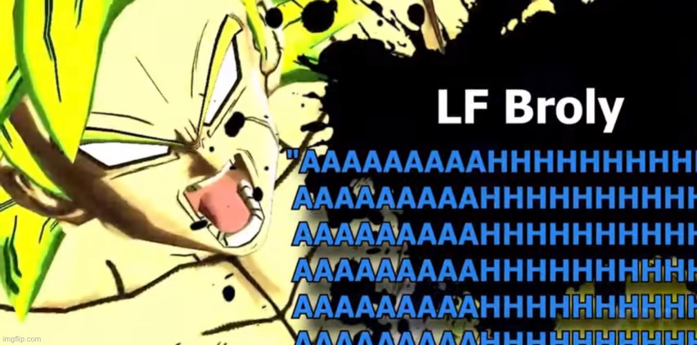 broly joins the battle - Imgflip