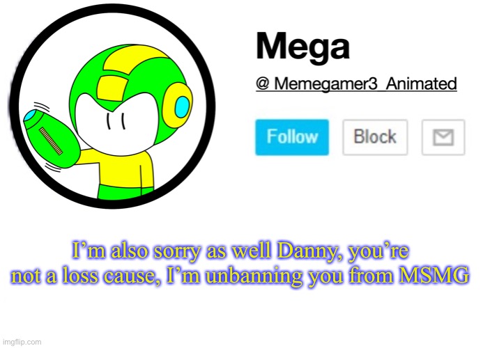 Mega MSMG Announcement template - Imgflip