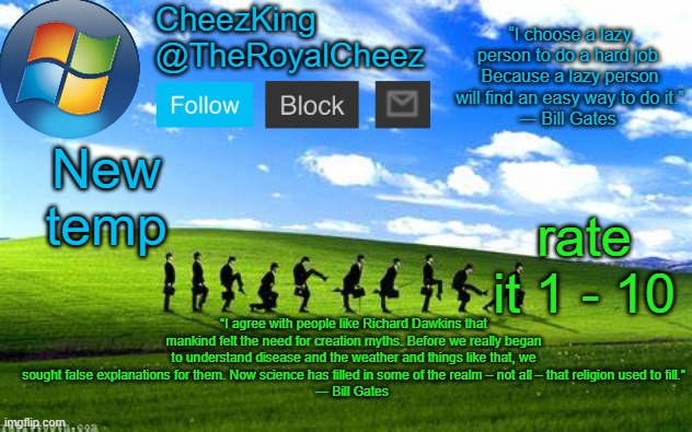 RoyalCheez Windows XP Temp - Imgflip