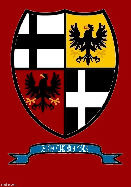 MEME UNIVERSITY CREST (I MEME THEREFORE I AM A MEMER) - Imgflip