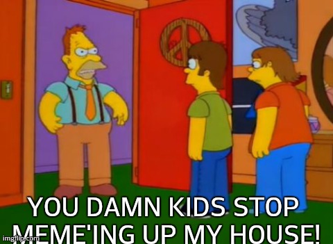 Simpsons Grandpa Meme - Imgflip