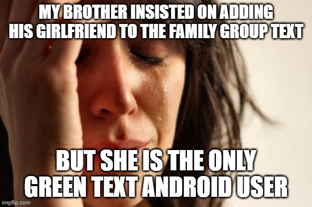 green texter "Emphasized an image" - Imgflip