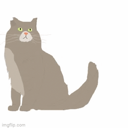digital art cat gif i did- - Imgflip