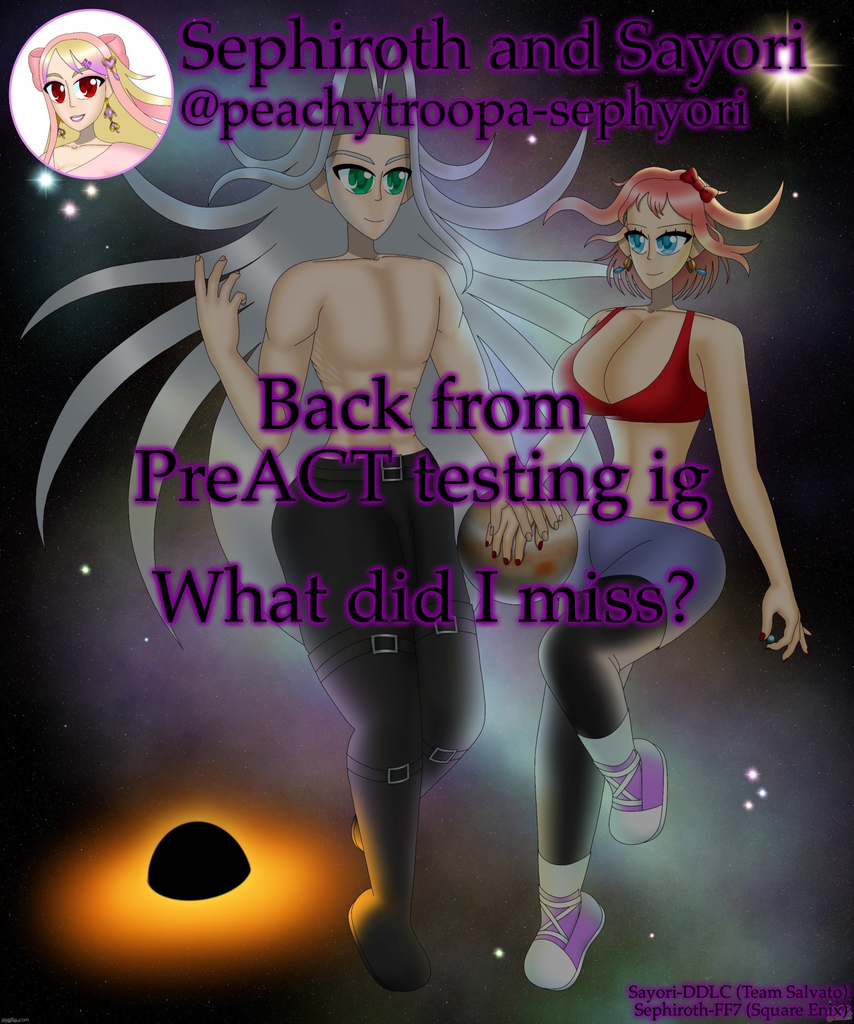 Sayori and Sephiroth - Imgflip