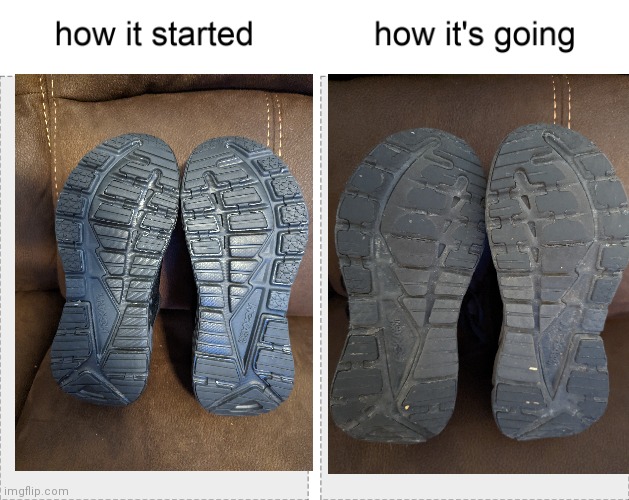 How it started vs how it's going - Imgflip