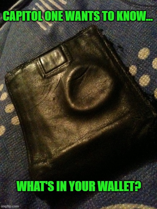 What's in your wallet? - Imgflip