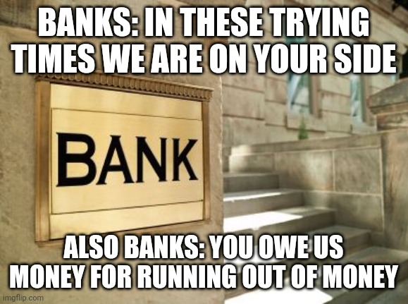 Overdraft fees are class warfare against the poor - Imgflip