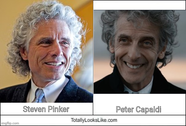Steven Pinker looks like Peter Capaldi as the Doctor in Twice Upon a ...
