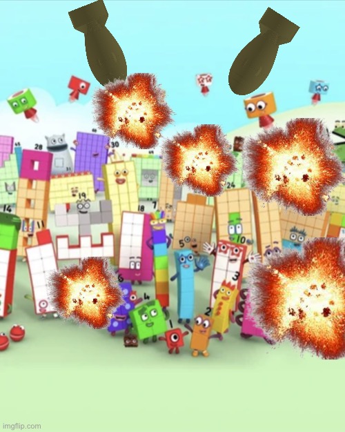 Repost but add more nukes and explosions - Imgflip