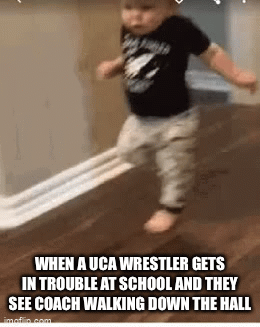 Kid runs away - Imgflip