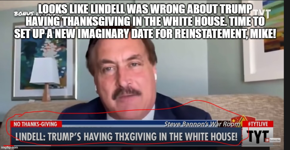 Lindell Thanksgiving Promise - Imgflip