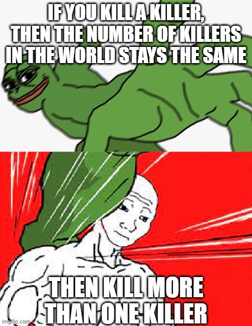 Pepe Punch Vs Dodging Wojak Imgflip