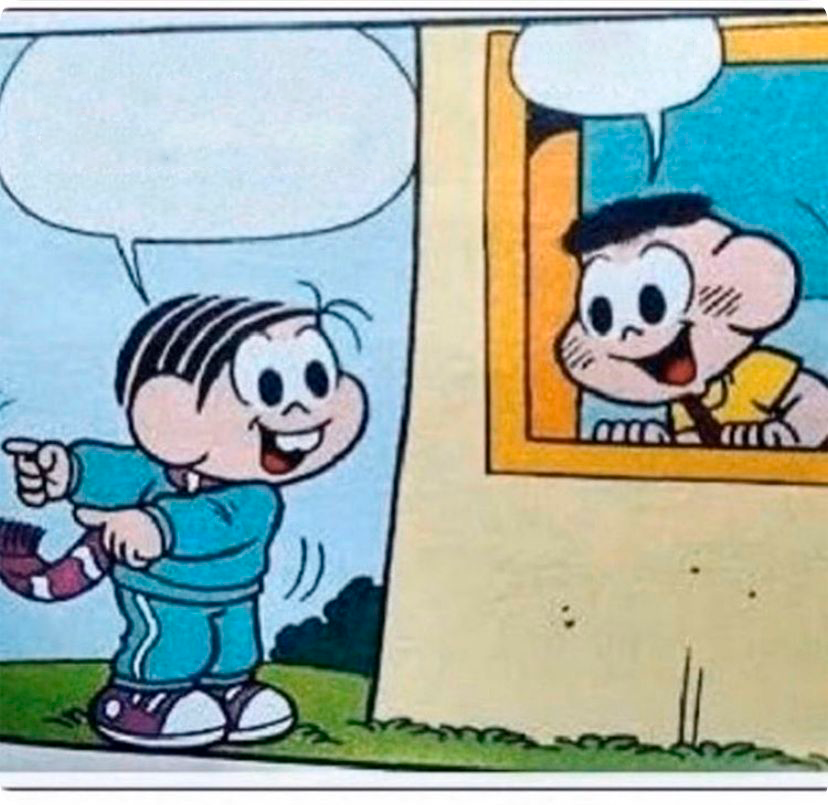 Monica e Cascão Blank Template - Imgflip