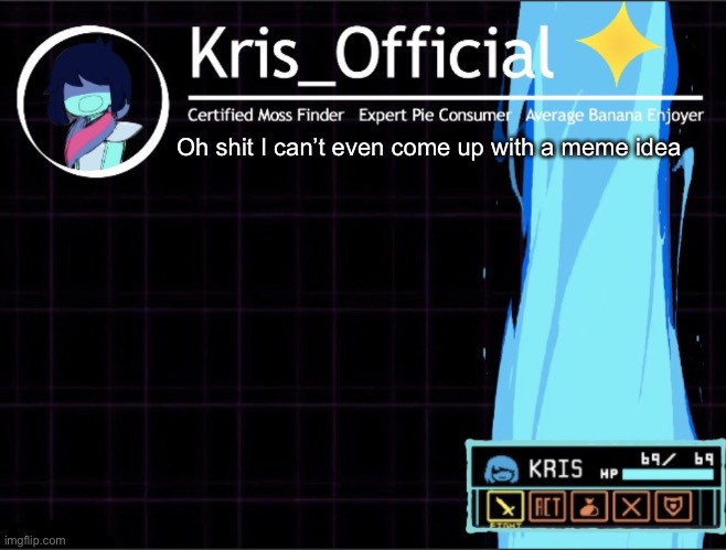 Kris_official Announcement temp 2 (Thanks Memegamer3_Animated) - Imgflip