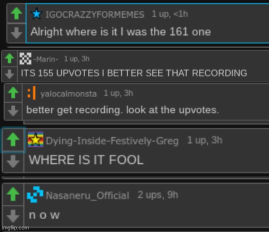 for those of you who who have been demanding the recording, you ...