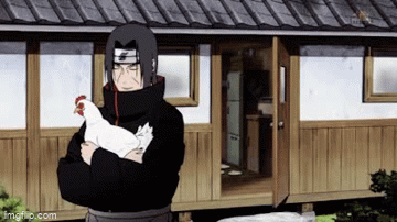 Itachi finally caught the chicken - Imgflip