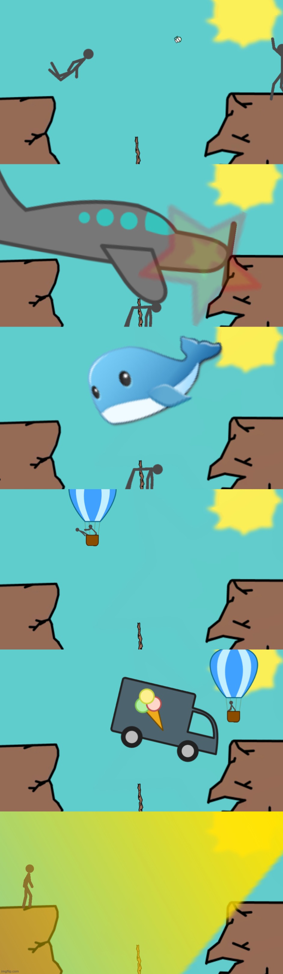 Some pictures of the cliff chaos animation (The one I'm working on ...