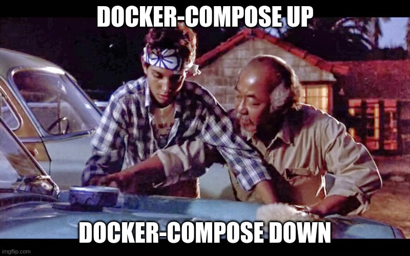 wax on wax off - Imgflip