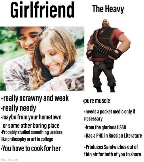 get real, heavy is better - Imgflip