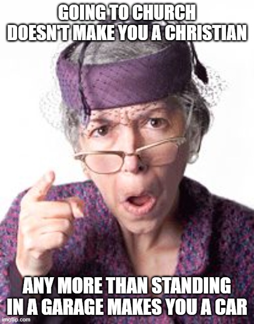 Scolding old lady - Imgflip