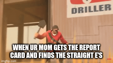 mom report card - Imgflip