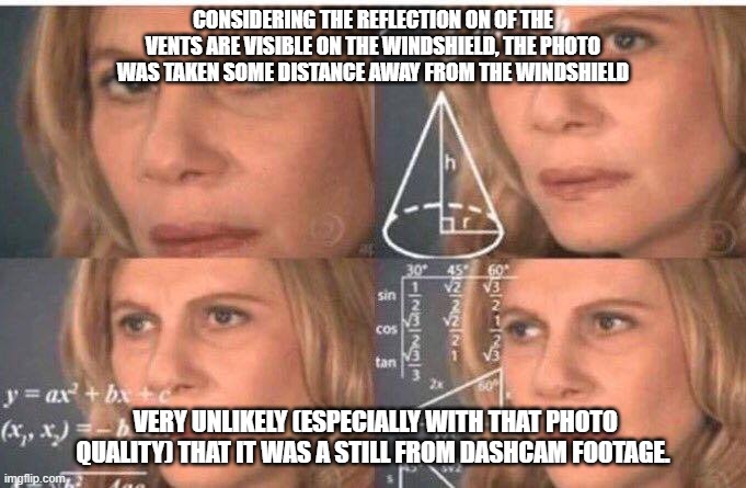 Rubber necking and traffic backed for miles. Why? People come on, just ...