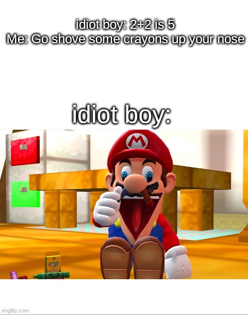 Never use a figure of speech with an idiot - Imgflip