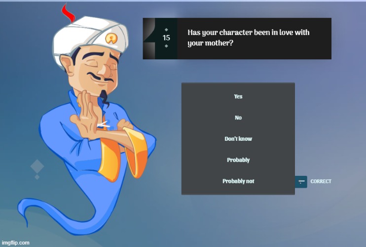 what the hell akinator - Imgflip