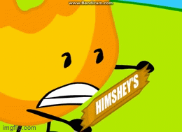 Bfdi Firey candy bar adventure gif - Imgflip