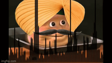 Listening to LOUD Indian music - Imgflip