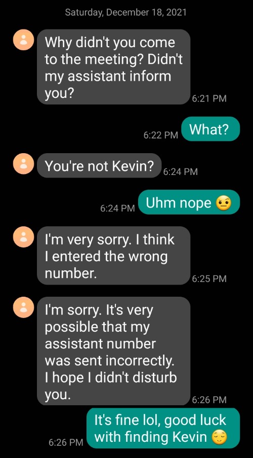 So Some Random Person Texted Me Imgflip