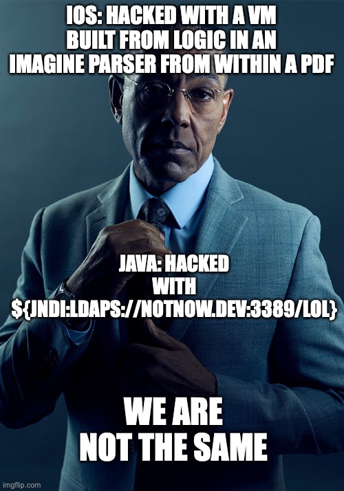 Gus Fring we are not the same - Imgflip