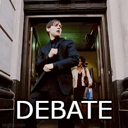 Debate questions in comments, please share link with other candidates ...