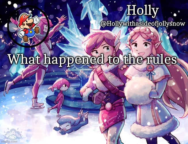 Holly Christmas Announcement - Imgflip