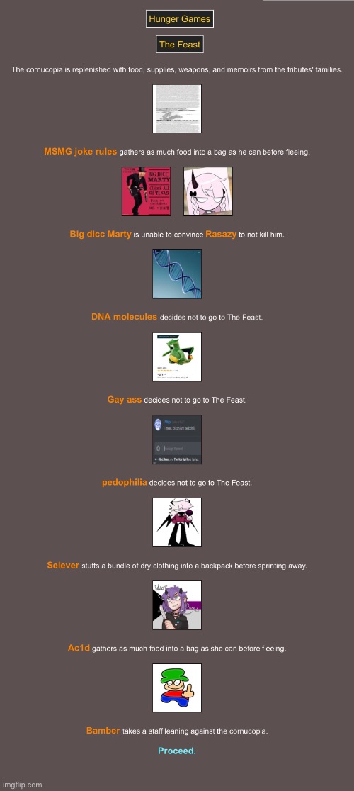 I’m rooting for DNA selever razasy and Bamber - Imgflip