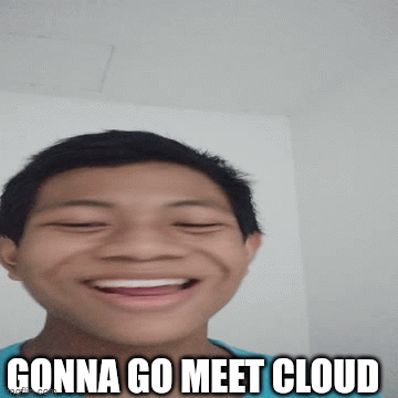 cloud simps reaction when cloud deleted - Imgflip