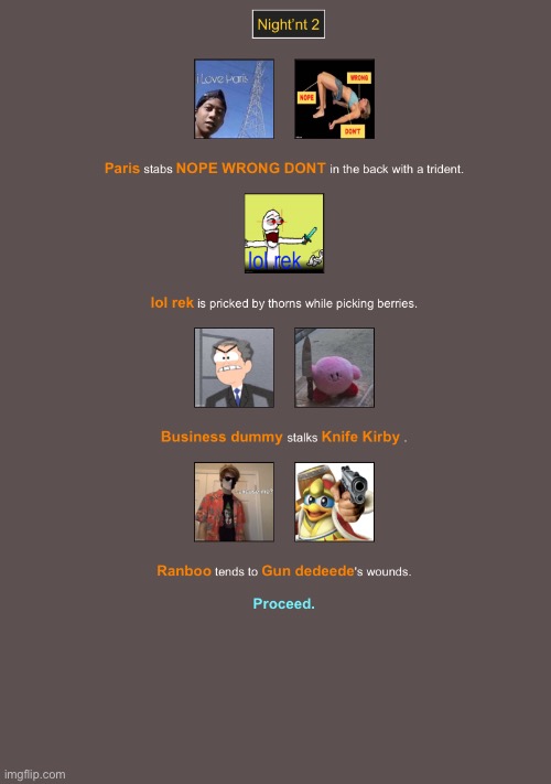 NOPE WRONG DONT’s last words was her name - Imgflip