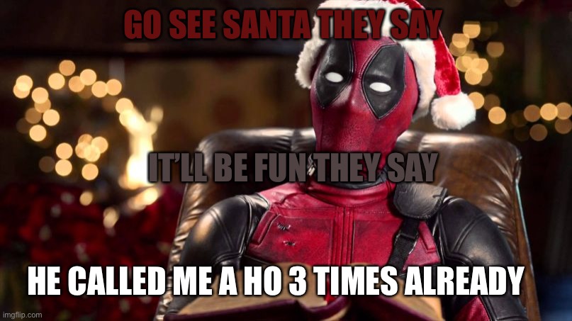 Deadpool Santa - Imgflip