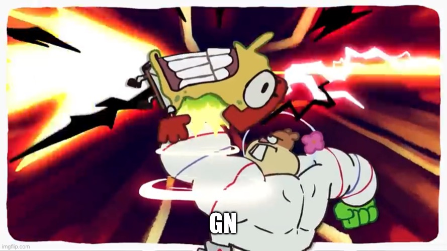 Buff Sandy insta KOs SpongeBob - Imgflip