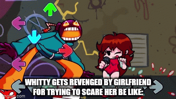 Girlfriend vs Whitty GIF - Imgflip