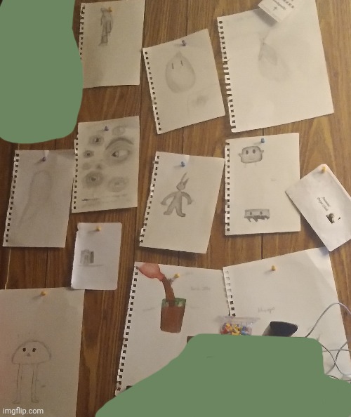 I pinned paper to my bedroom wall - Imgflip