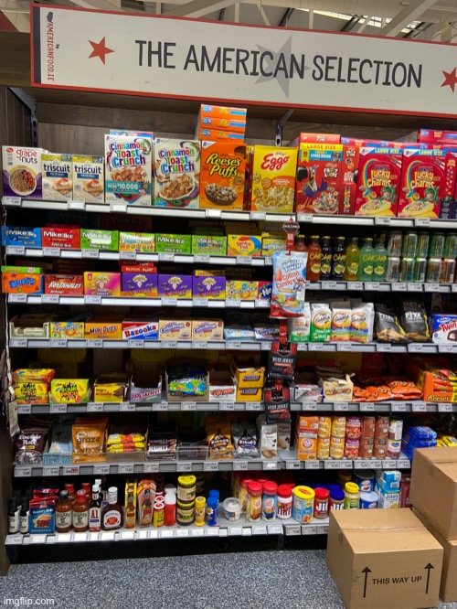 american food according to ireland - Imgflip