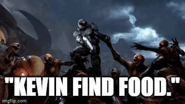 Kevin find food - Imgflip