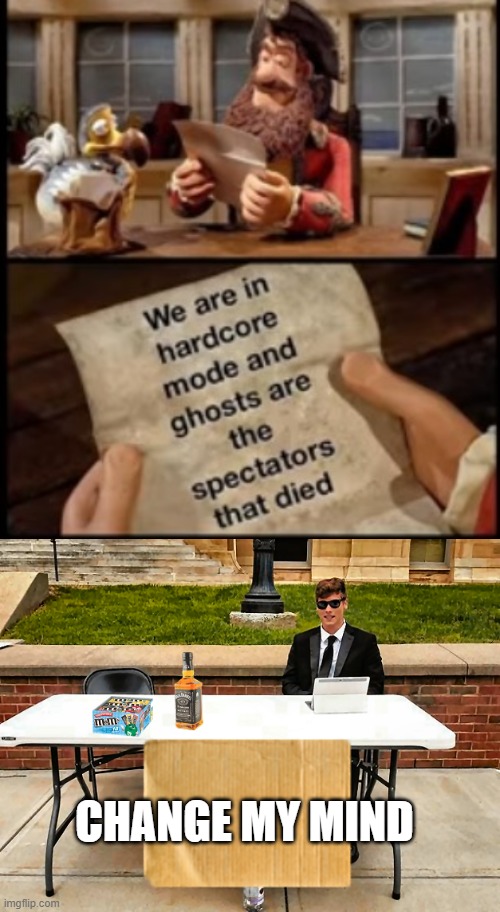 Image tagged in guy with jack daniels m ms change my mind - Imgflip