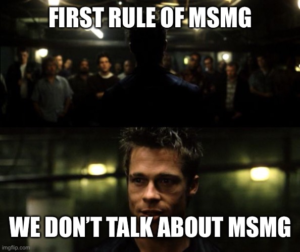 First rule of the Fight Club - Imgflip