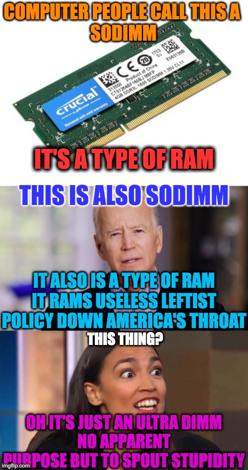 SODIMM in Computers and in Politics - Imgflip
