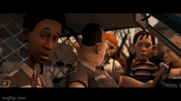 Monster House Officer Eyebrow Meme - Imgflip