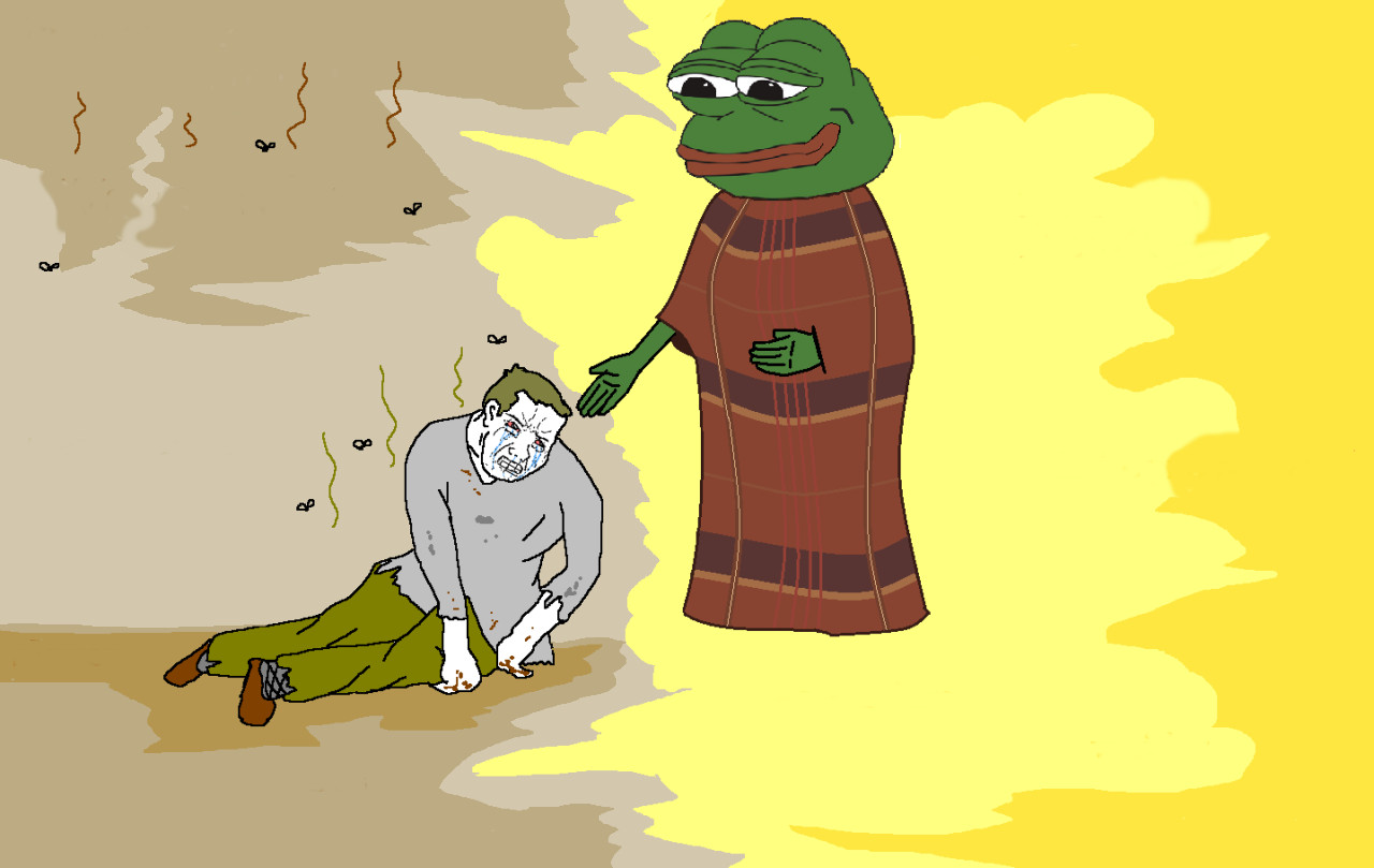 Pepe Wojak Blank Template Imgflip